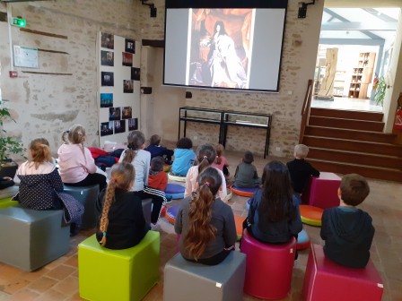 Sortie Micro-Folie à la maison de Reuilly - école élémentaire de Reuilly